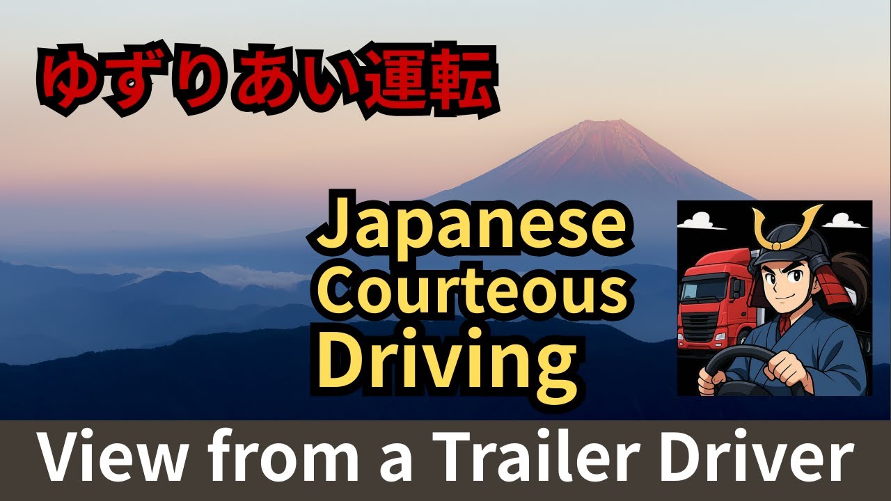 Courteous driving ゆずりあい運転 - YouTube