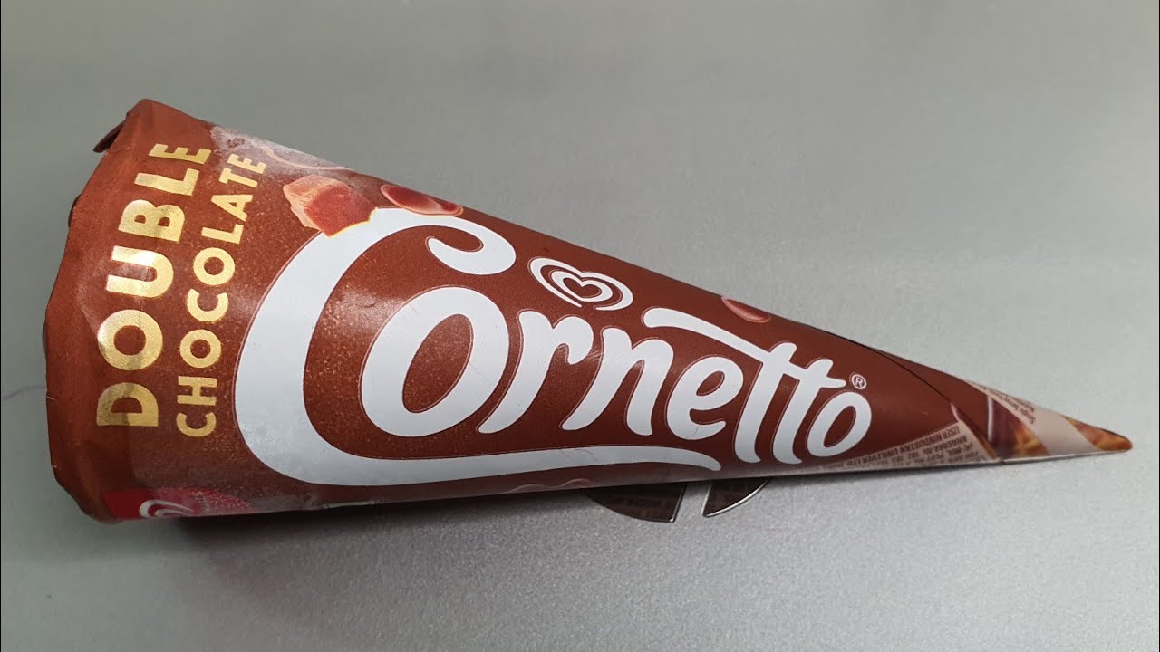 Unboxing Of Double Chcocolate Cornetto Cone Icecream #shorts #chocolate ...