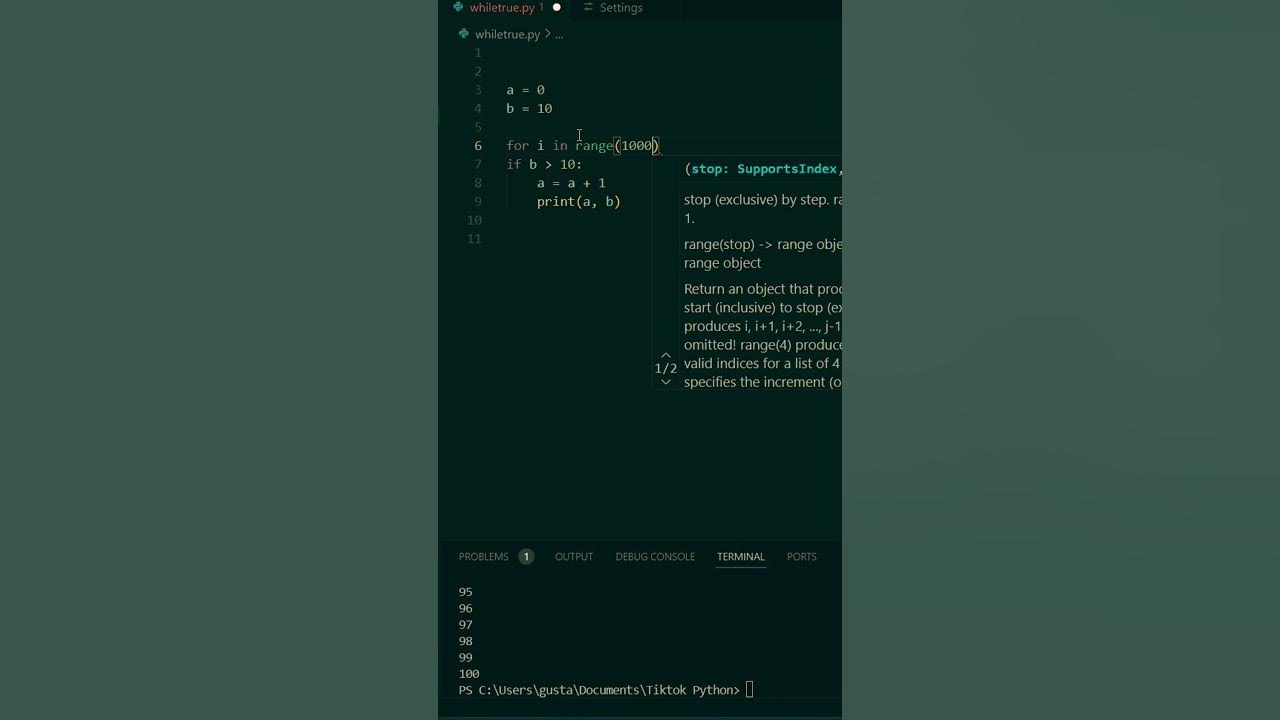 Como utilizar o While!!! #python #programação #dicaspython # ...