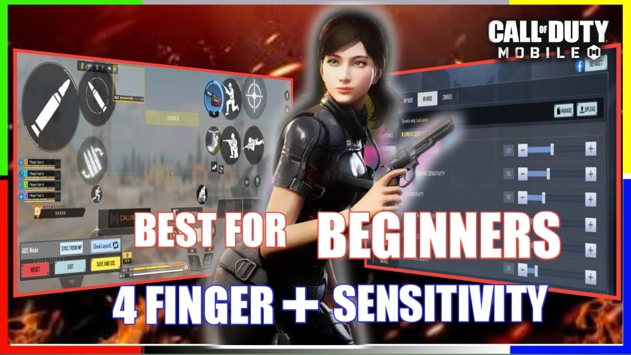 BEST 4 FINGER CLAW HUD + SENSITIVITY | Call of Duty Mobile - YouTube
