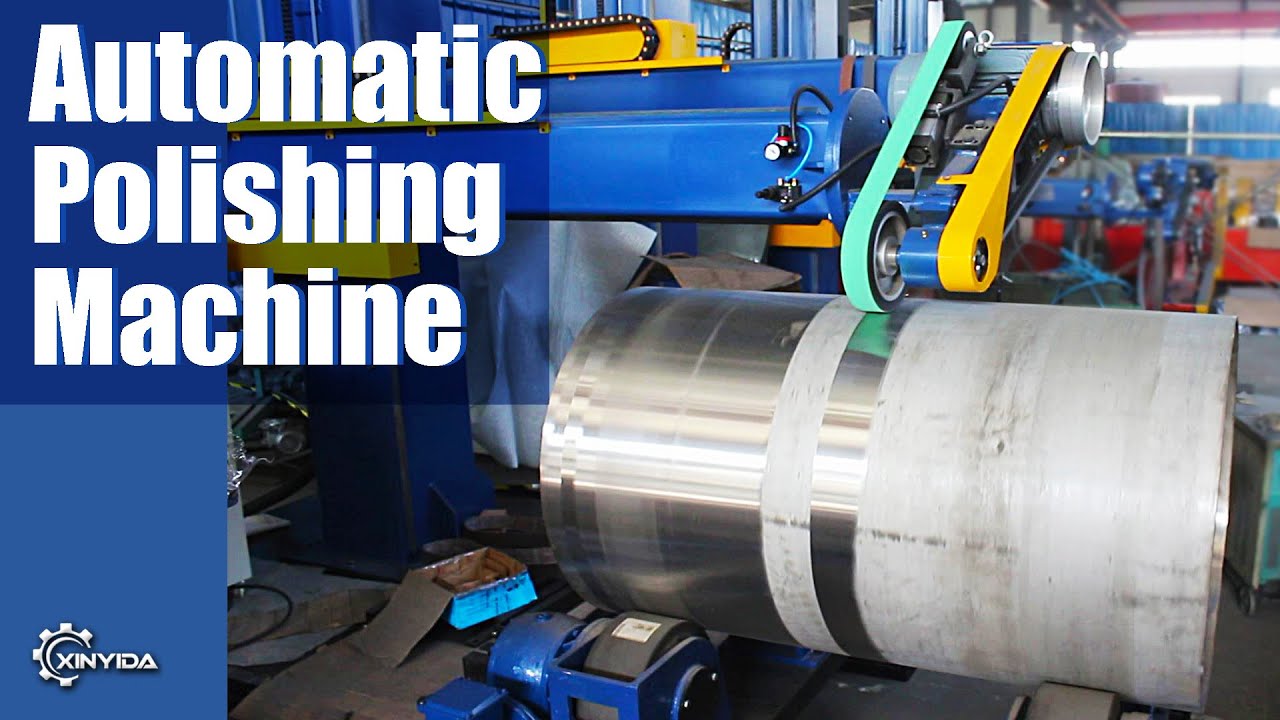 Container polishing machine|Cylinder Polishing|How to polish Tank ...