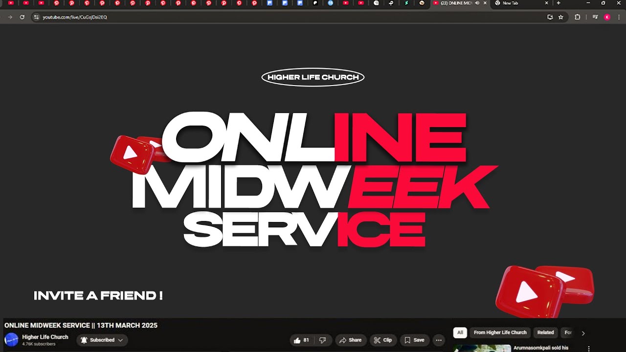 ONLINE MIDWEEK SERVICE || 22ND MAY, 2025 - YouTube