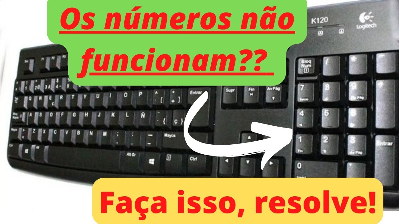 Teclado Numérico Não Funciona Mesmo Com Num Lock Ligado - RETOEDU