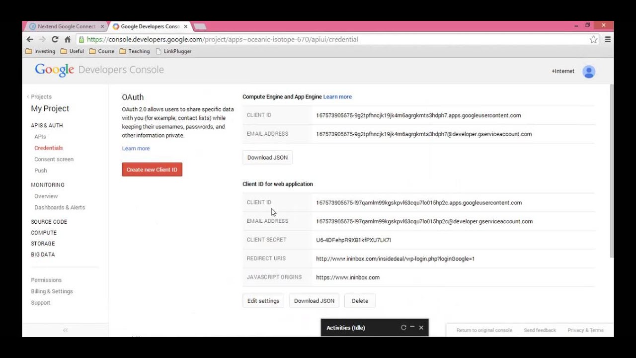 007 How to Set up a Google Login Button - YouTube