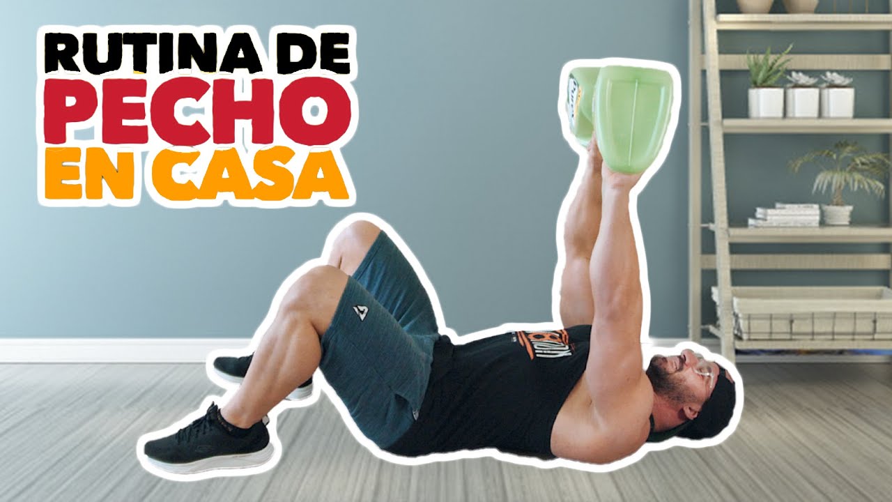 RUTINA DE PECHO EN CASA | Gymtopz - YouTube