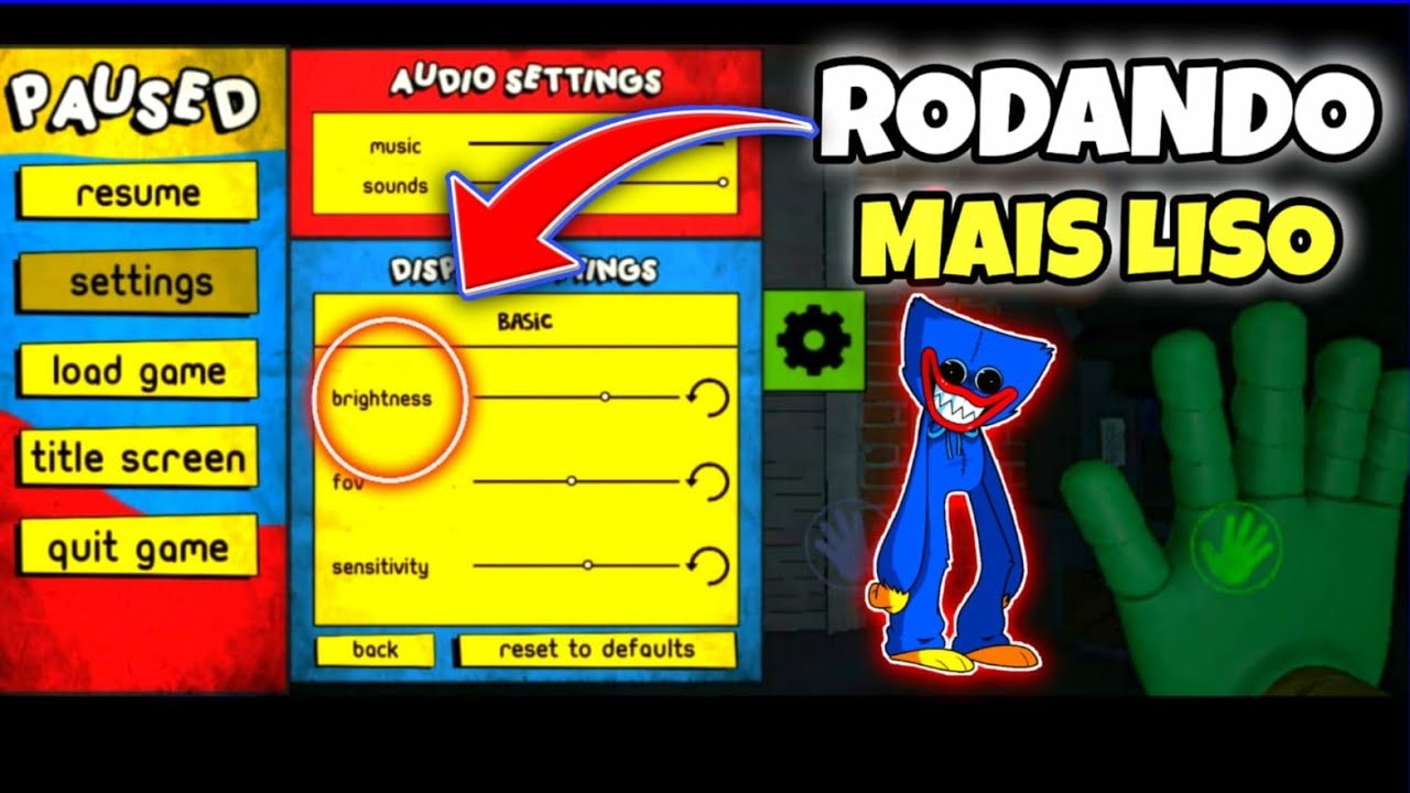 COMO TIRA O LAG DO POPPY PLAYTIME CHAPTER 2 MOBILE - YouTube