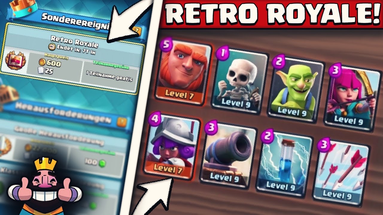 RETRO ROYALE! | GEILE NEUE HERAUSFORDERUNG! | OLD SCHOOL STYLE | Clash ...