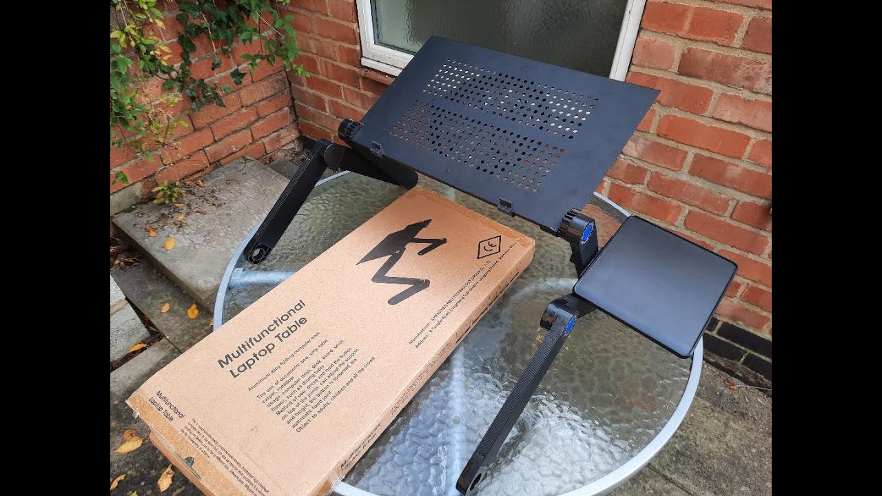 Laptop Stand With Fan Unboxing & Review | Multifunctional Laptop Table ...