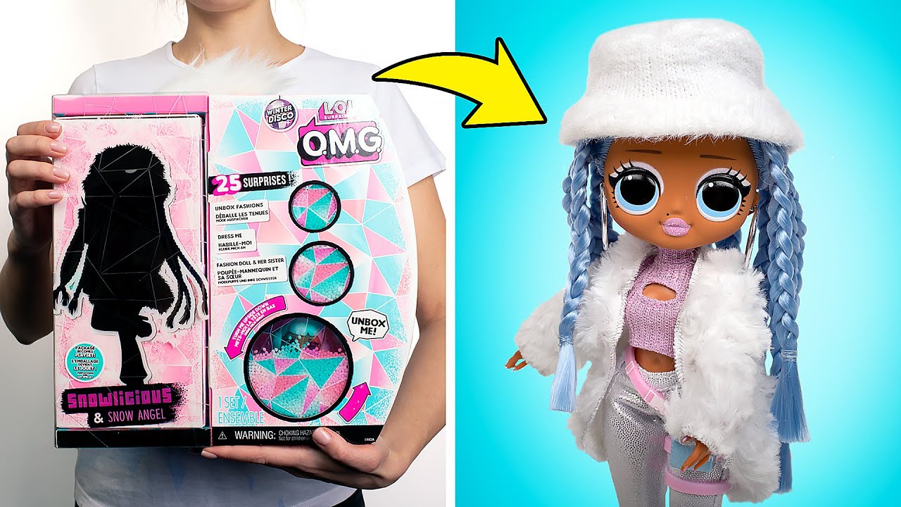 L.O.L. Surprise! O.M.G. Winter Disco Snowlicious Fashion Doll & Sister ...