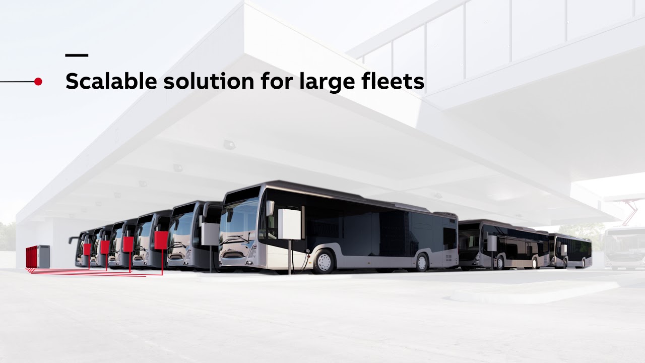 ABB's Smart Charging solution for bus depots - YouTube