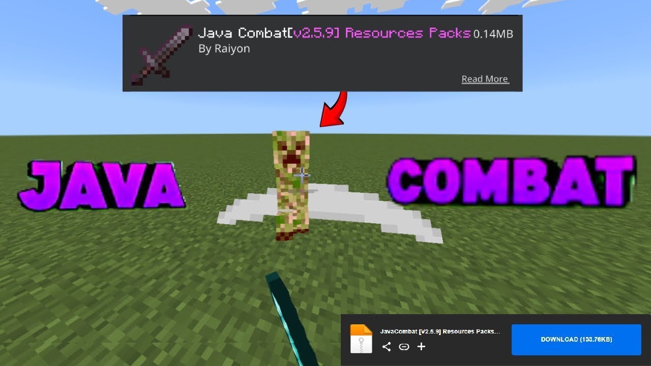 JAVA COMBATE Mod For MCPE 1 21+ 100% Working All Versions - YouTube