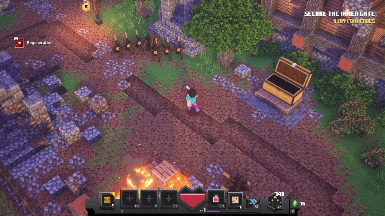 Minecraft Dungeons PS4 Gameplay - YouTube