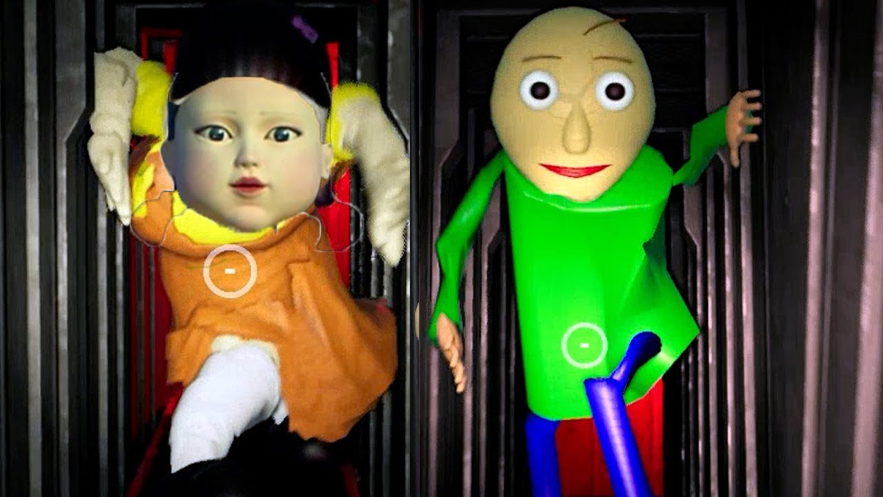 Poppy Playtime Baldi & Squid Game Doll New Huggy Wuggy is Baldi & Squid ...