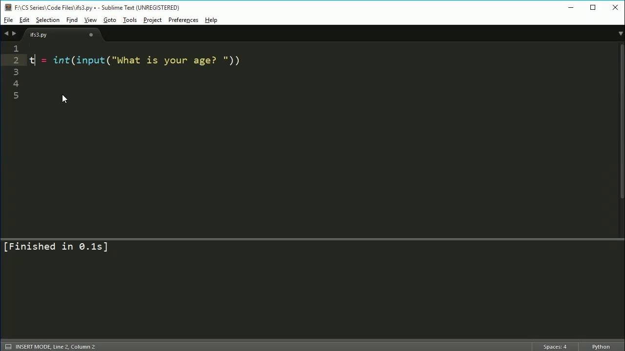 Python Programming Series (If statements and Exceptions 3): Examples - YouTube