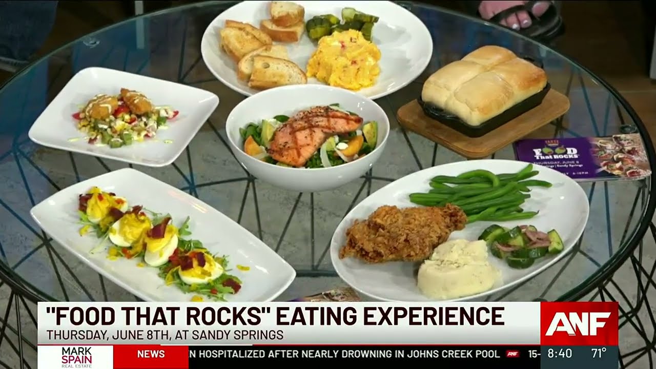 'Food that Rocks' eating experience - YouTube