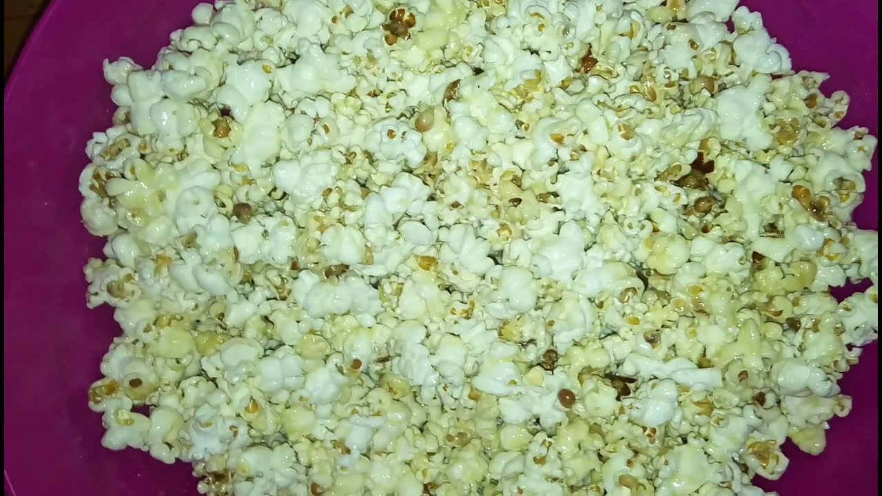 Popcorn home made|Cara senang buat di rumah - YouTube