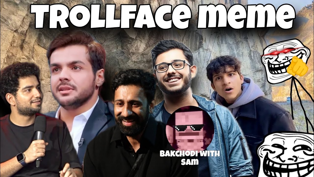 Youtuber Trollface Memes video 🗿 🍷 @CarryMinati @ashishchanchlanivines ...