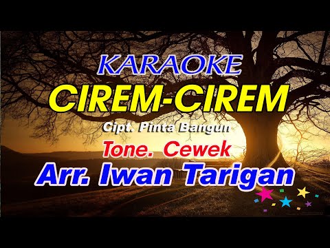 Karaoke Lagu Karo Cirem Cirem Tone Cewek