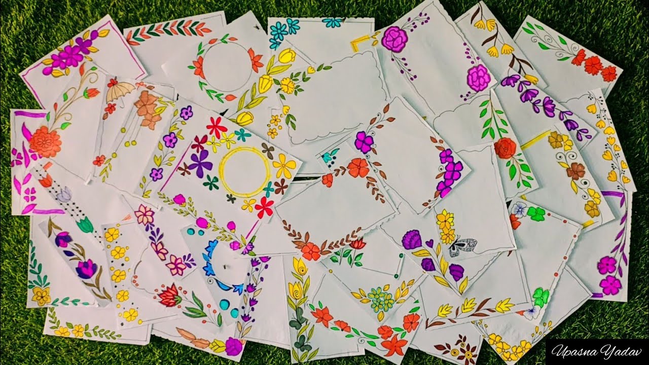 50 AMAZING BORDER DESIGNS/PROJECT WORK DESIGNS/ASSIGNMENT FRONT PAGE ...