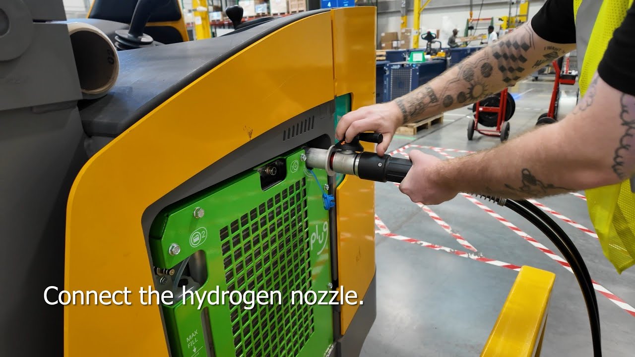Hydrogen Refueling Made Easy with the Plug's GenFuel Dispenser! - YouTube