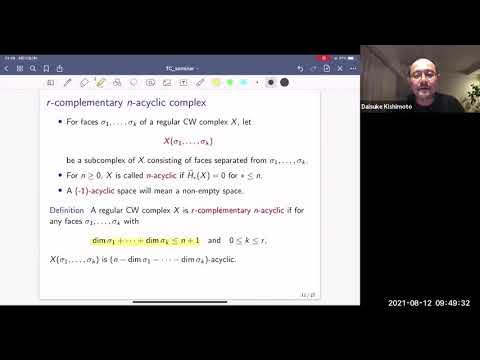 Daisuke Kishimoto (8/12/21): Tverberg’s theorem for cell complexes ...