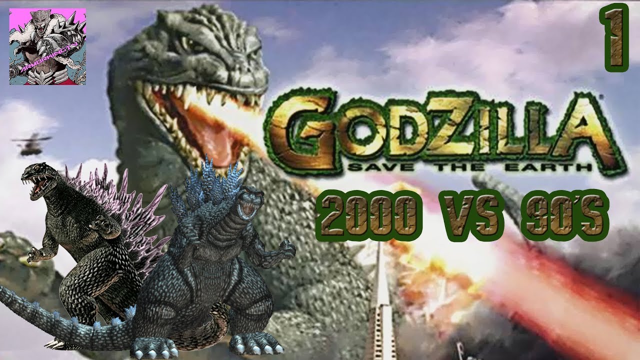 Godzilla Save the Earth - 1 - Godzilla 2000 vs Godzilla 90's - YouTube