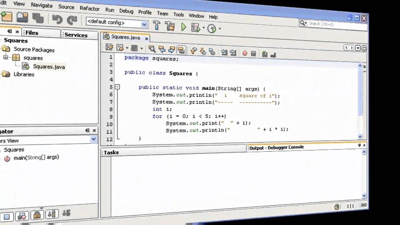 Java 2 Lesson 01 Part 02 Using Netbeans Youtube