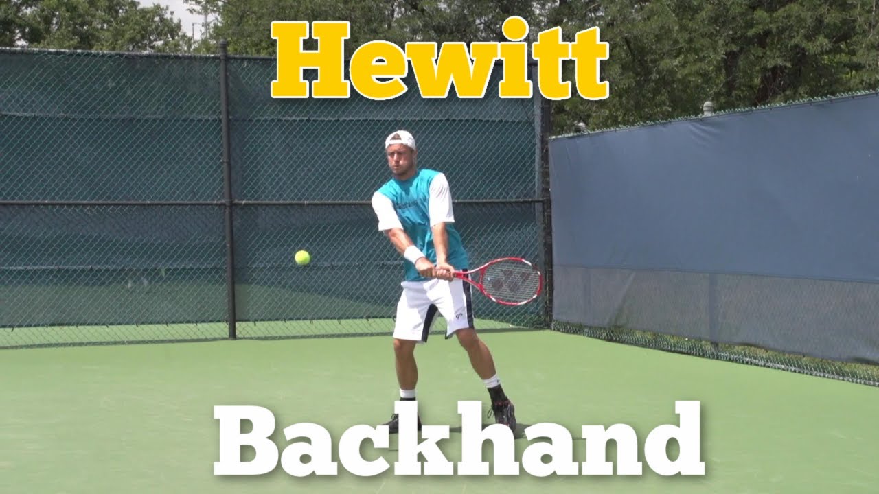 Hewitt Two Hand Backhand | Master Class - YouTube