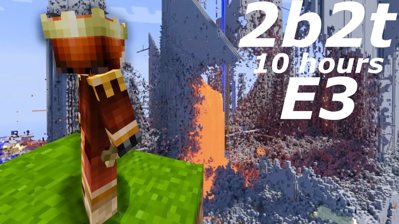 Surviving 10 hours in 2b2t... (part 3) FINAL PART??? - YouTube