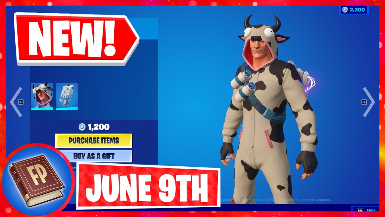 Fortnite Item Shop *NEW* GUERNSEY SKIN [June 9th 2021] (Fortnite Battle ...