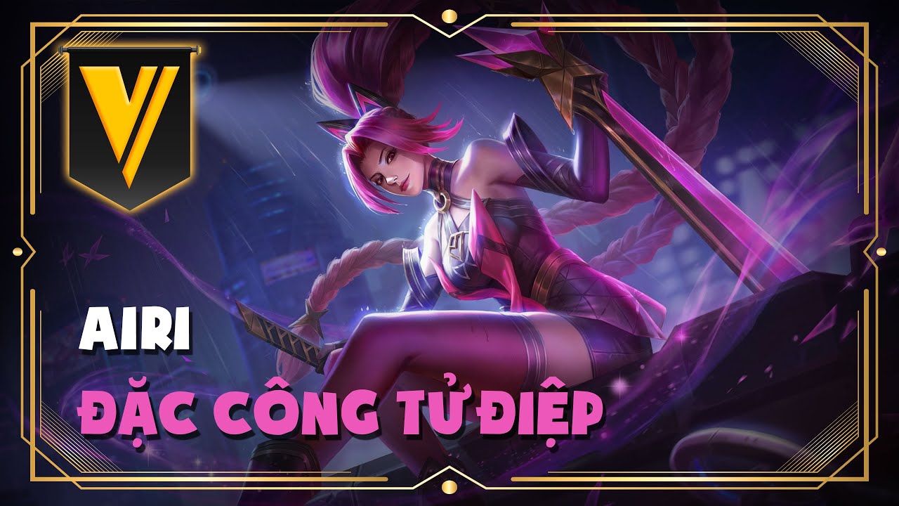 Skin Airi Đặc Công Tử Điệp | Liên Quân Mobile - YouTube