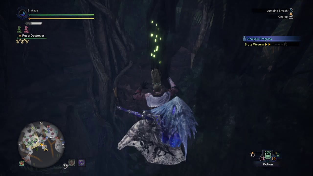 MHW Iceborne Rare Moly (Rowdy) location (Guiding lands) Part 2 - YouTube