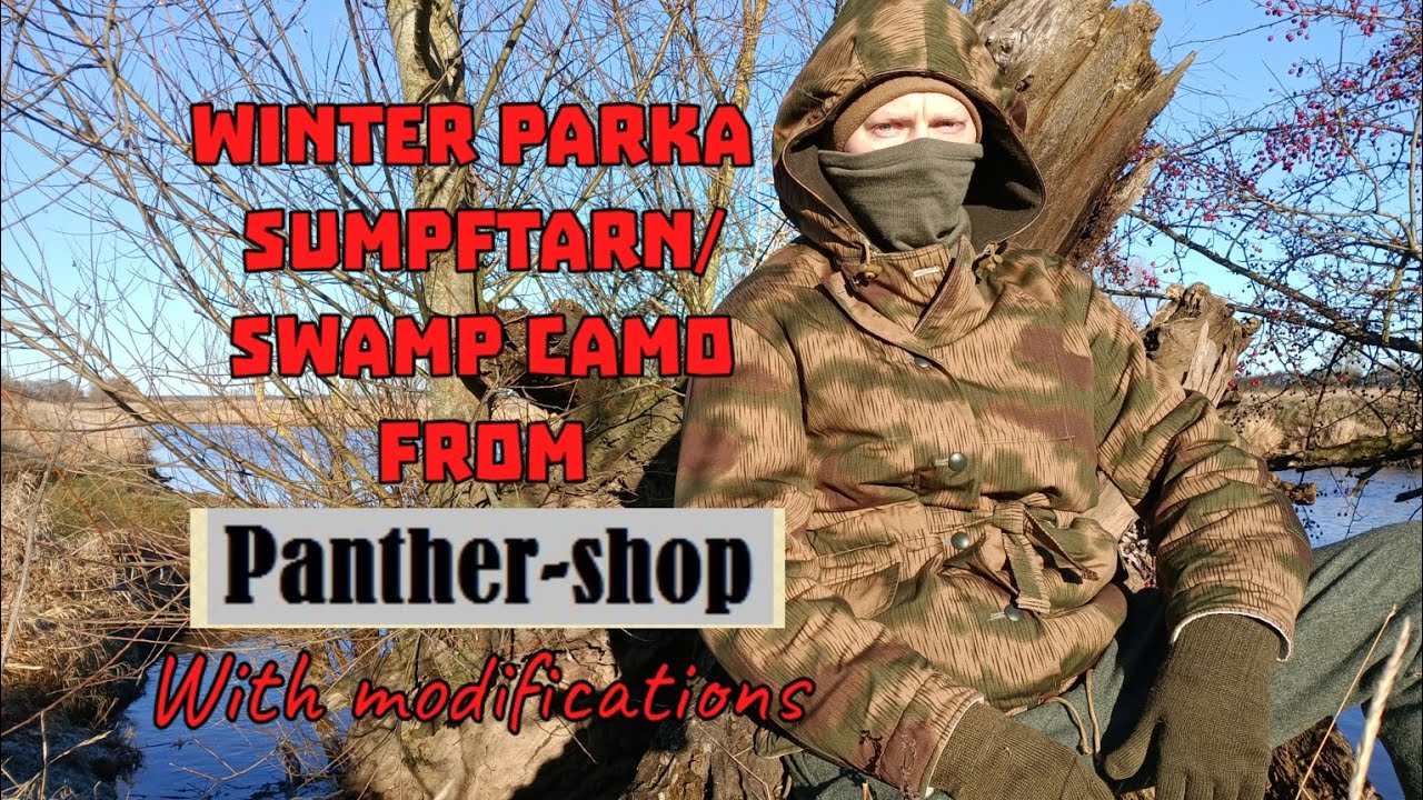 Winter parka in sumpftarn (swamp camo) from panther-shop with ...