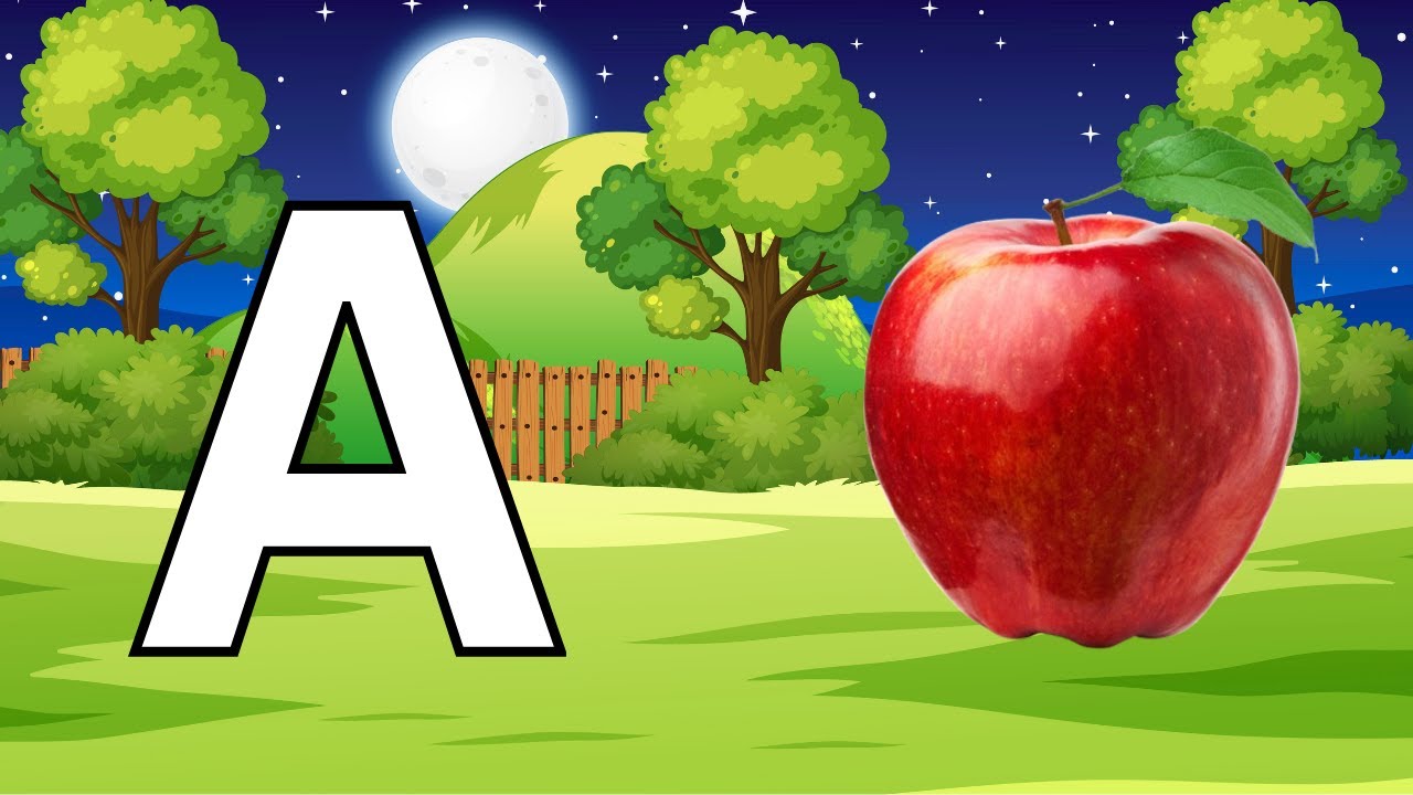 Phonics Song with TWO Words - A For Apple - ABC Alphabet Songs with ...