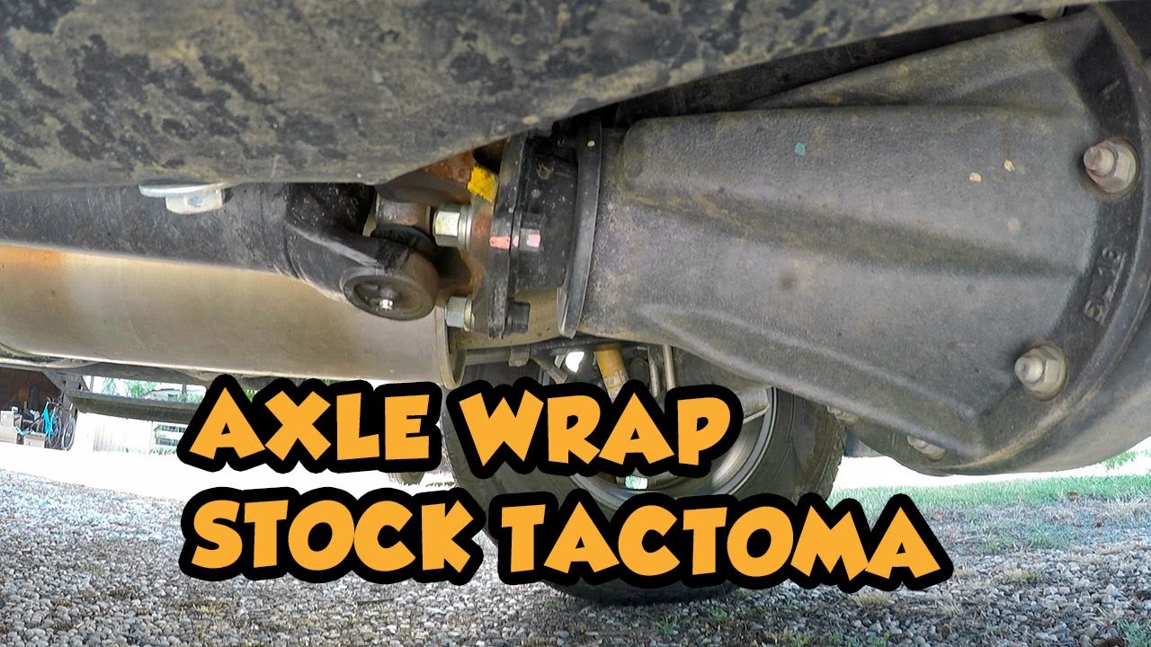 How Much Axle Wrap Does A Stock 3rd Gen Tacoma Get - YouTube