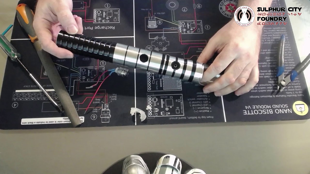 How to Remove a Switch : Ultrasabers Lightsaber Hilt - YouTube