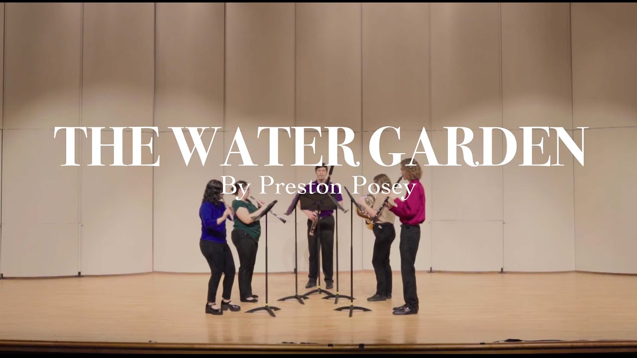 Preston Posey - The Water Garden for Wind Quintet - YouTube