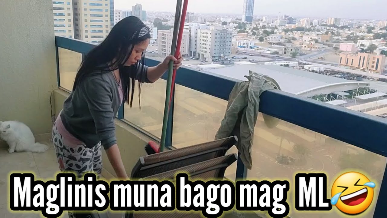 Maglinis muna ng terrace bago mag mobile legend - YouTube