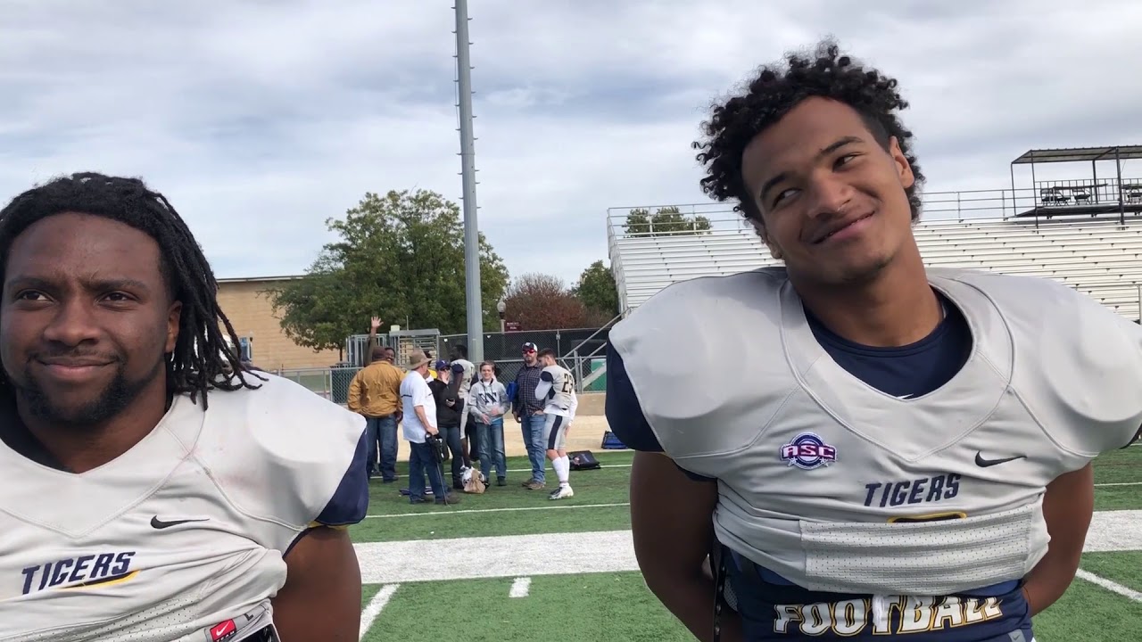 @ETBU_Football - Jeremiah Robertson and Kane Johnson Postgame vs ...