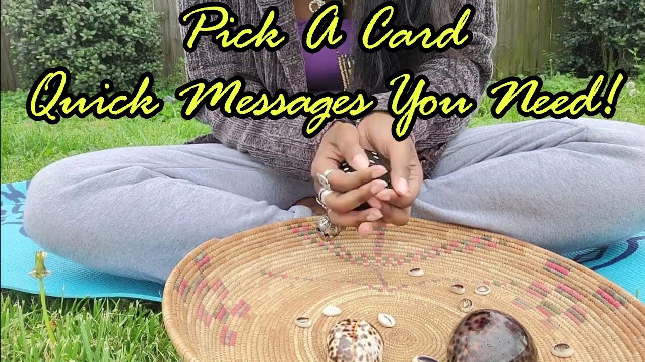 Pick A Card Quick Messages You Need Right Now! ️ shell reading - YouTube
