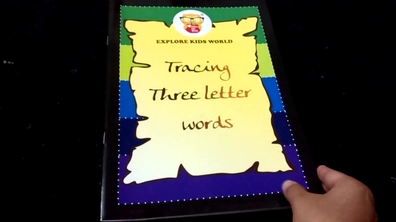 Tracing Three Letter words - YouTube