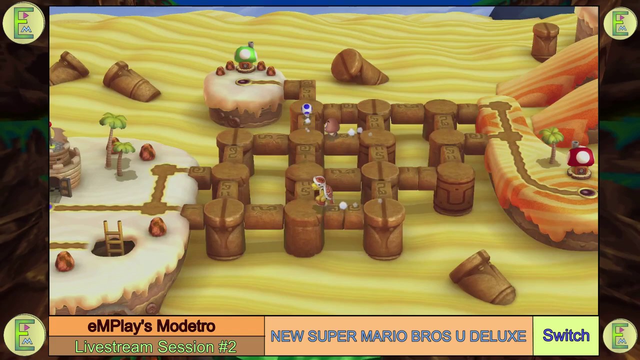 New Super Mario Bros U Deluxe - Blue Toad - All Star Coins: Layer Cake ...
