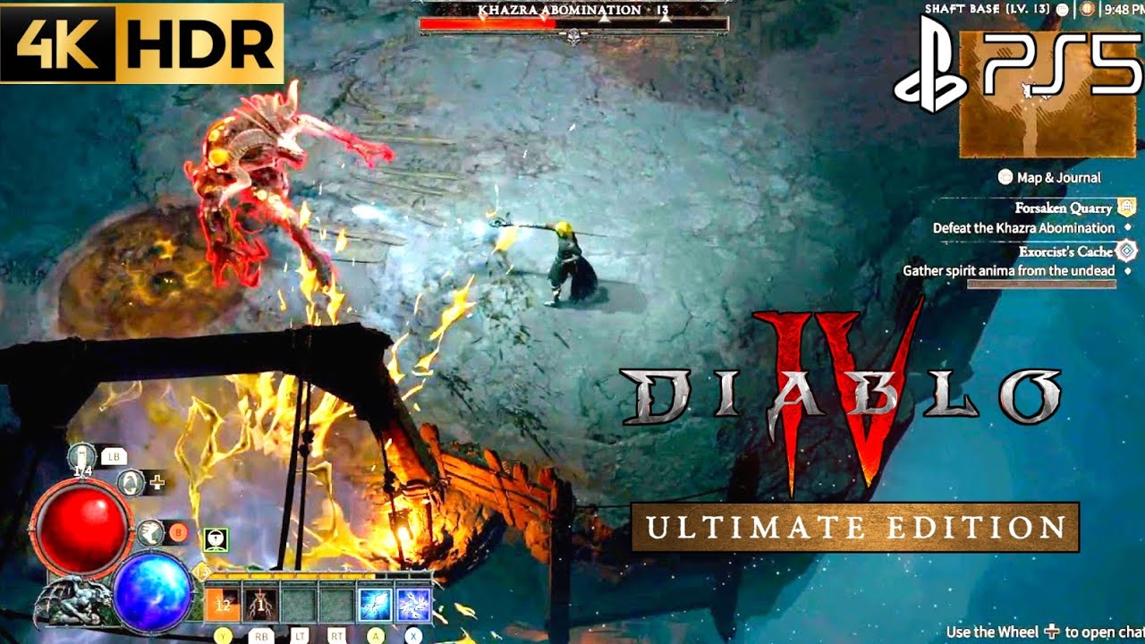 Khazra Abomination Boss Fight DIABLO 4 Khazra Abomination Boss Fight 4K ...