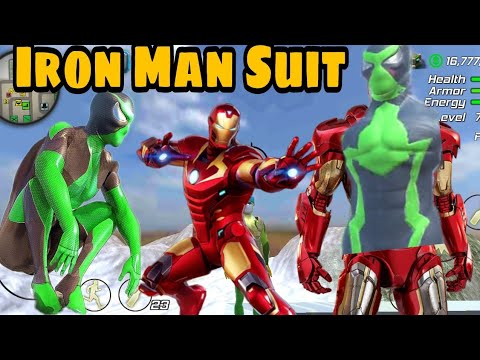 Iron man suit in rope frog ninja hero | Rope frog ninja hero | Rope ...