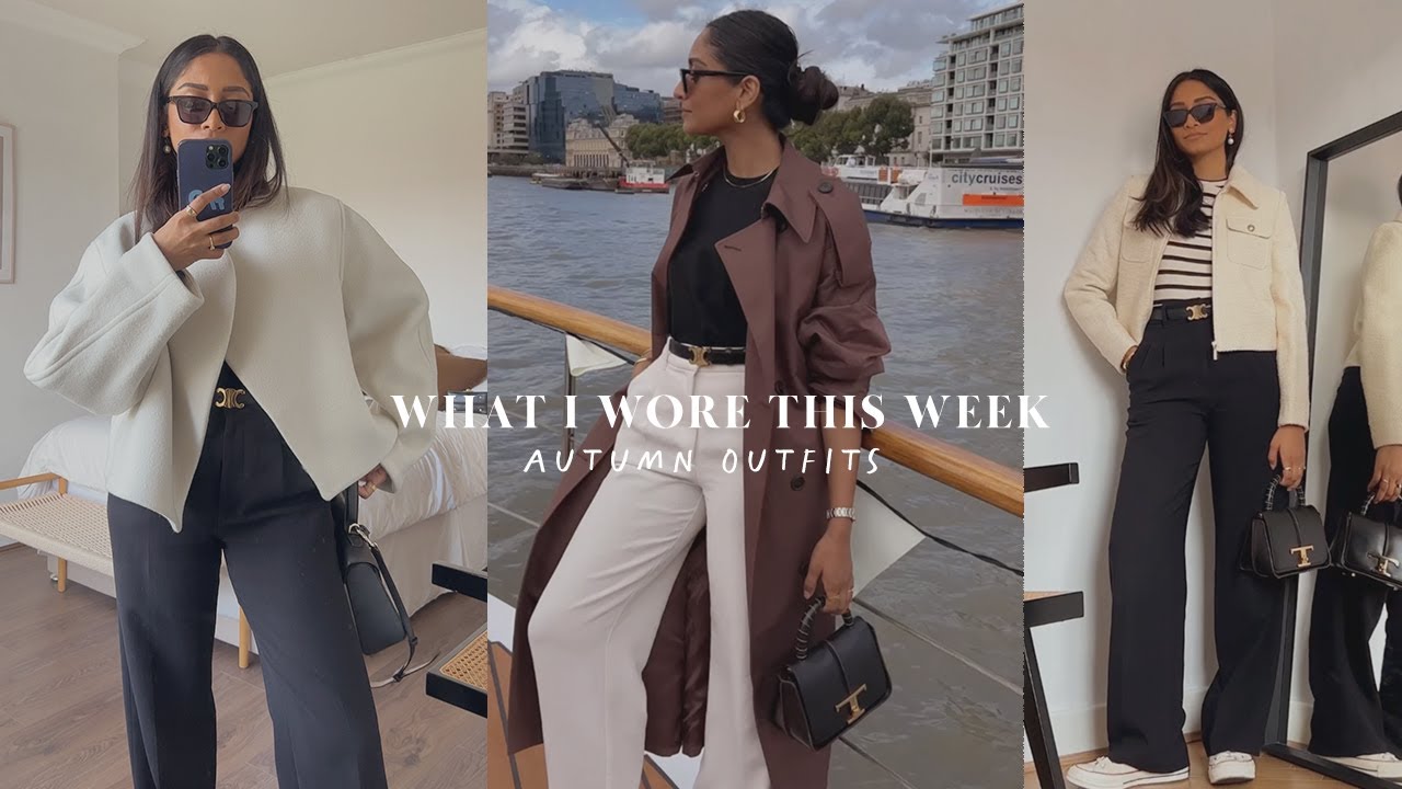 WHAT I WORE THIS WEEK | EVERYDAY AUTUMN OUTFITS LOOKBOOK - YouTube