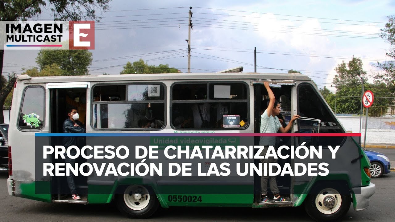 Renovarán 6 mil microbuses y autobuses de la CDMX - YouTube