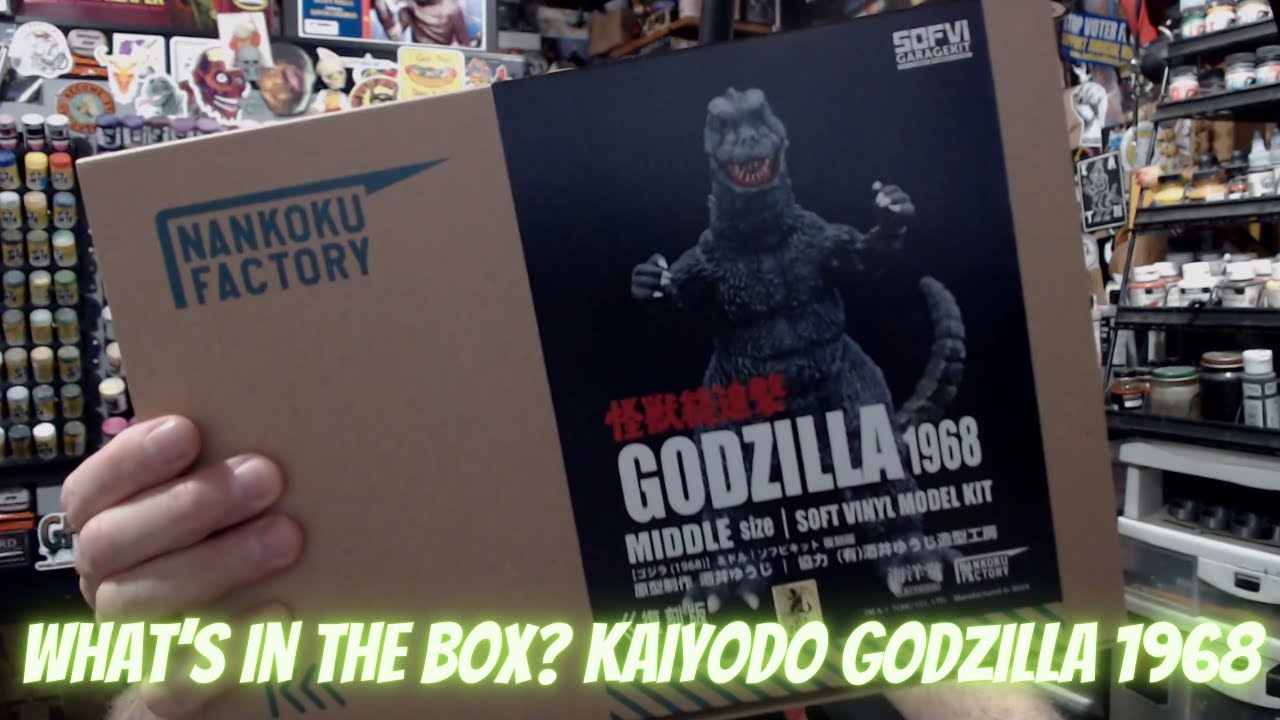 What's In The Box? Kaiyodo / Nankoku Factory Godzilla 1968 - YouTube