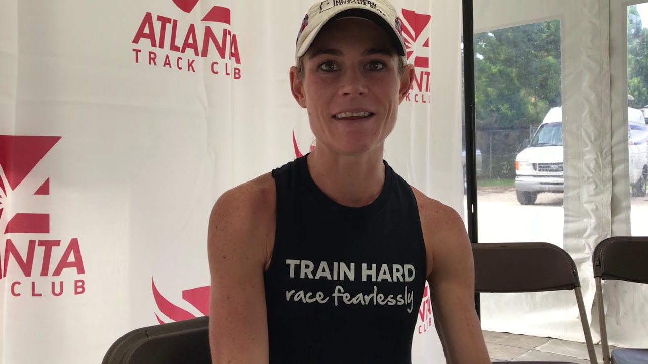 Kellyn Taylor After Her 9th Place Finish At The Peachtree Road Race ...