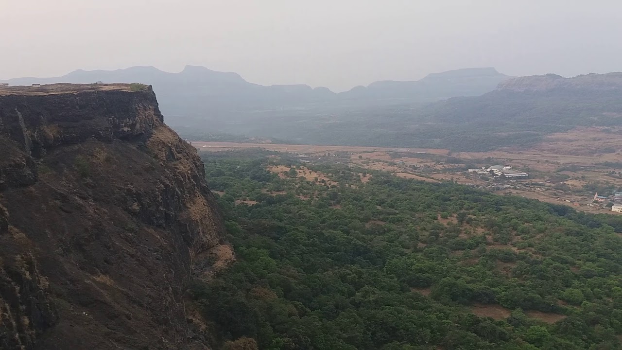 View from West side at Korigad fort - YouTube
