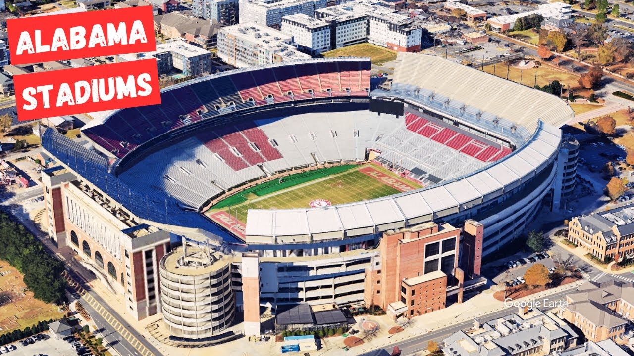The 10 Biggest Stadiums In Alabama - YouTube